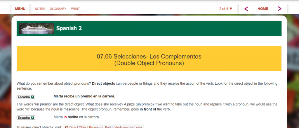 Spanish 2 - eLearning Academy